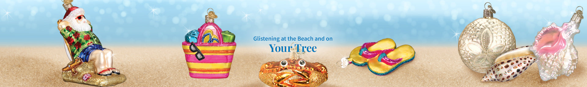 Beach-Themed Christmas Ornaments | Old World Christmas