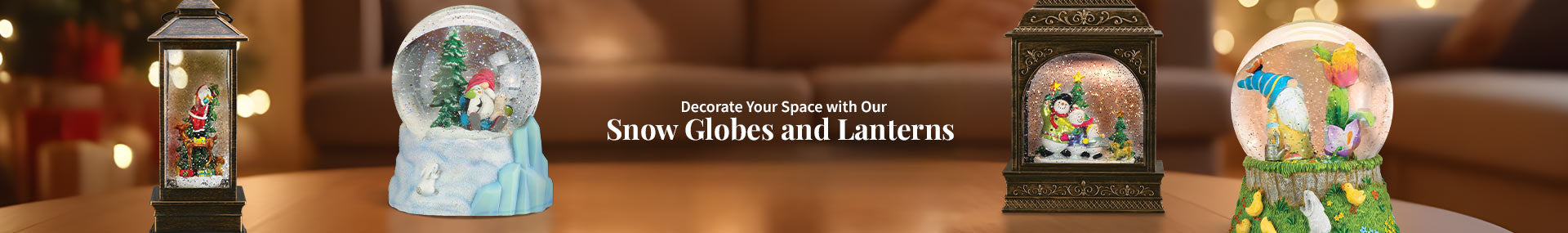 Holiday Snow Globes & Lanterns | Old World Christmas