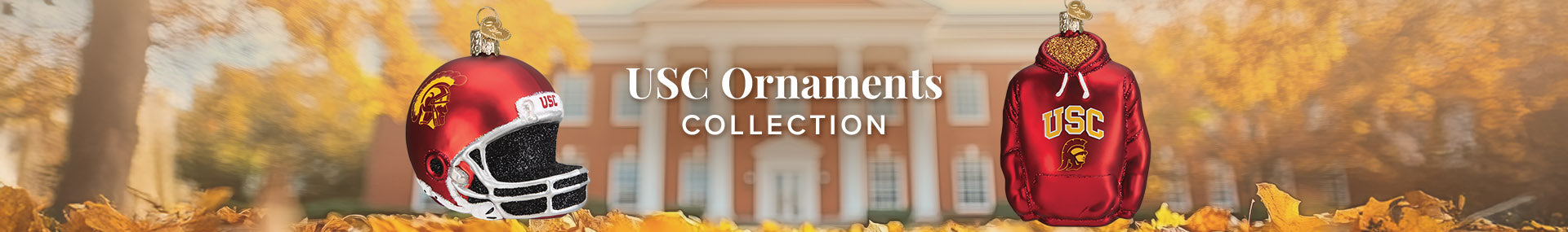 USC Christmas Ornaments | USC Trojans Ornaments | Old World Christmas