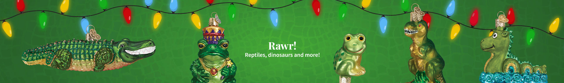 Reptile Christmas Tree Ornaments – Old World Christmas
