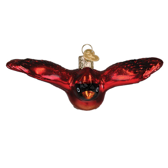 Cardinal In Flight Ornament – Old World Christmas
