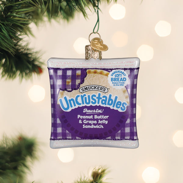 PB & Grape Uncrustables Sandwich Ornament – Old World Christmas