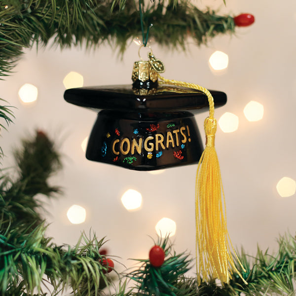 Graduation Cap Ornament – Old World Christmas