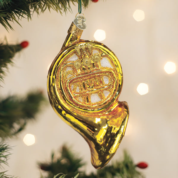 French Horn Ornament – Old World Christmas