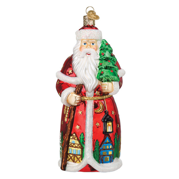 German Santa Ornament Old World Christmas
