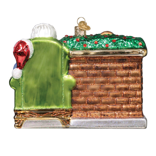 Santa At Hearth Ornament – Old World Christmas