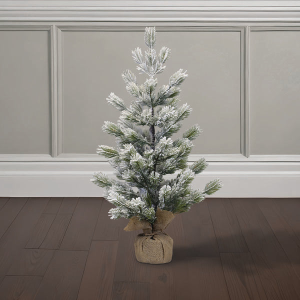 23" Frosted Balsam Tree with Burlap Base – Old World Christmas