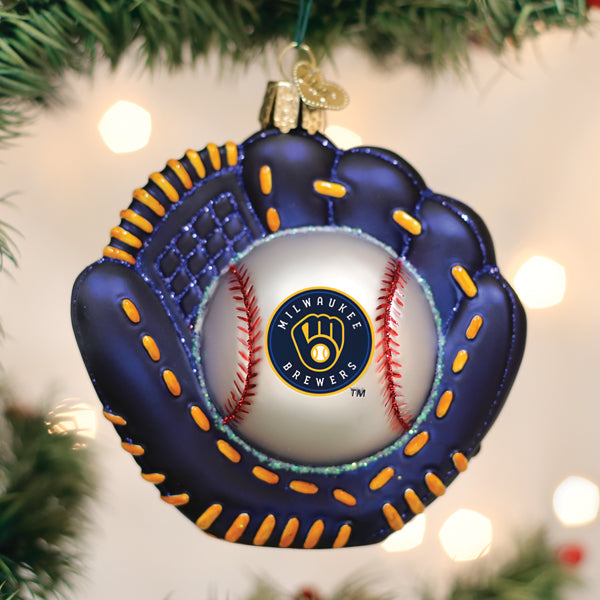 Brewers Baseball Mitt Ornament – Old World Christmas
