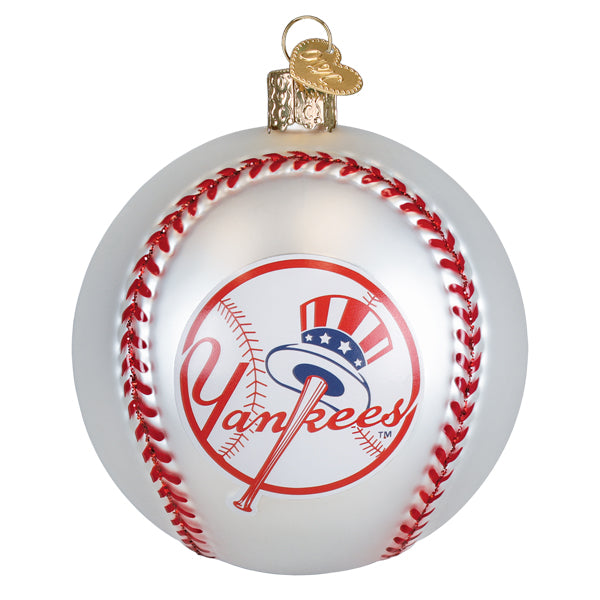 Yankees Baseball Ornament – Old World Christmas