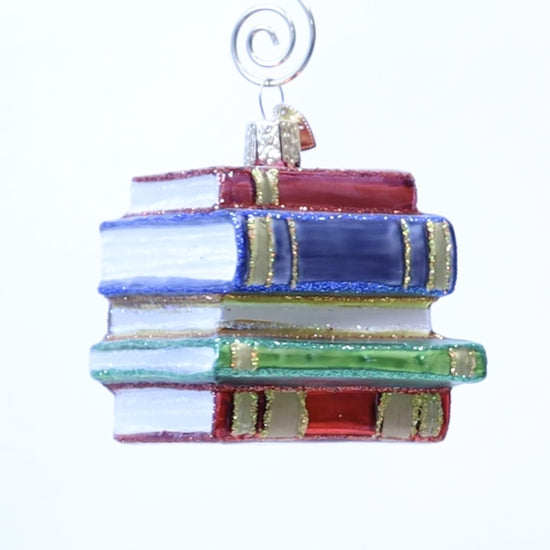 Stack Of Books Ornament | Old World Christmas™
