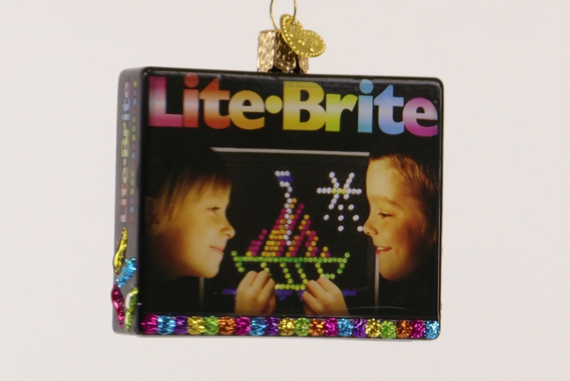 Lite Brite Box Ornament – Old World Christmas