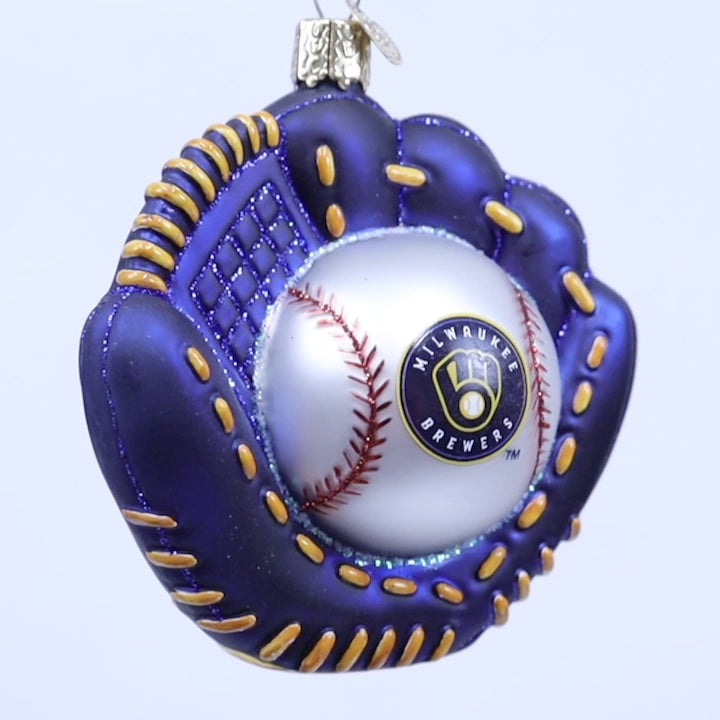 Brewers Baseball Mitt Ornament – Old World Christmas