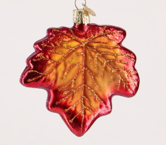 Red Maple Leaf Ornament – Old World Christmas
