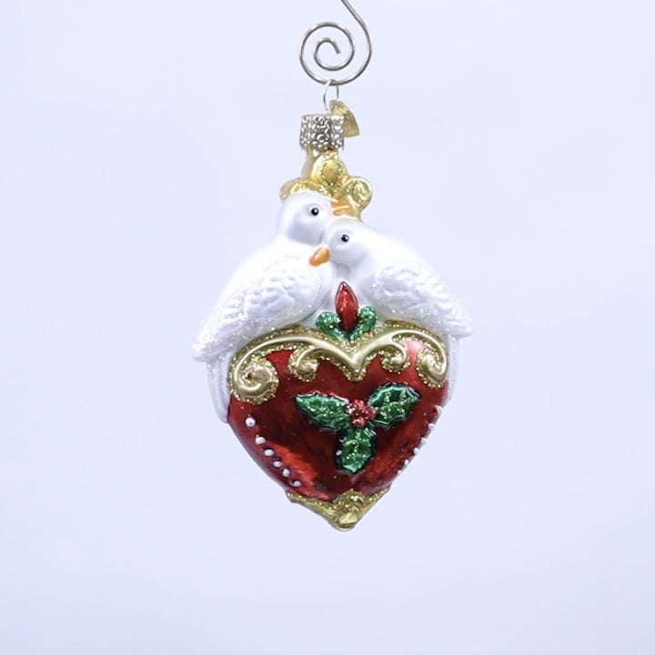 Two Turtle Doves Ornament – Old World Christmas