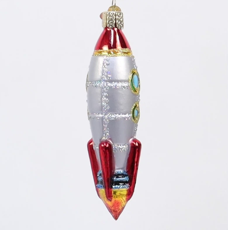 Toy Rocket Ship Ornament | Old World Christmas™