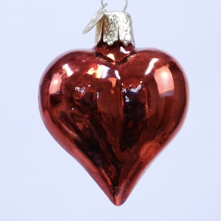 Shiny Red Heart Ornament | Old World Christmas™