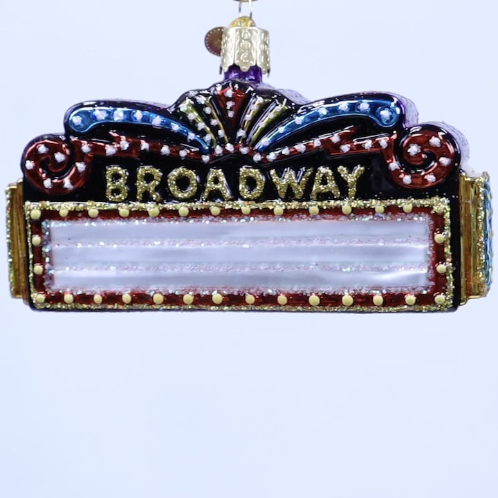 Broadway Marquee Ornament – Old World Christmas