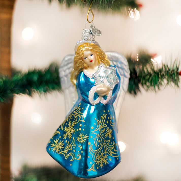 Glistening Snowflake Angel | Old World Christmas™
