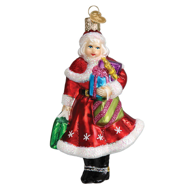 Mrs. Claus Goes Shopping Ornament – Old World Christmas