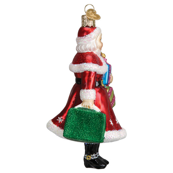 Mrs. Claus Goes Shopping Ornament – Old World Christmas