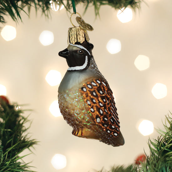 Quail Ornament – Old World Christmas