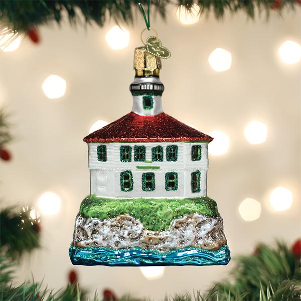 Eldred Rock Lighthouse Ornament | Old World Christmas™