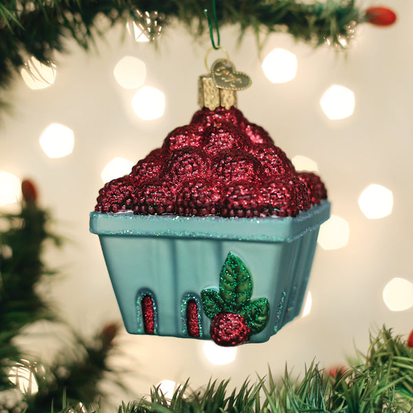 Carton Of Raspberries Ornament – Old World Christmas