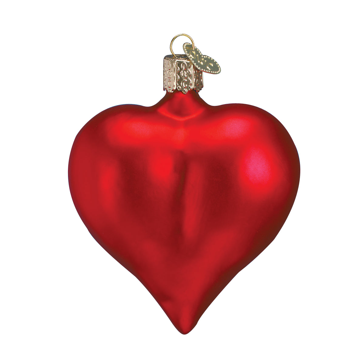 Large Matte Red Heart Ornament | Old World Christmas™