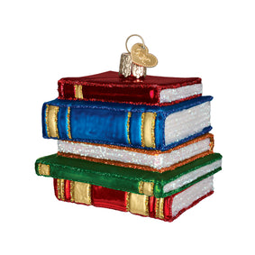 Stack Of Books Ornament | Old World Christmas™