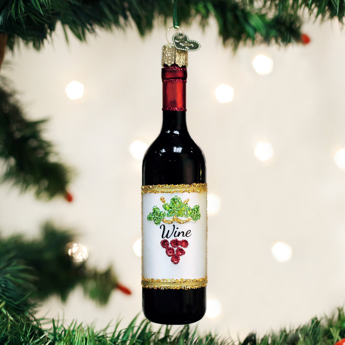 Christmas Wine Bottle