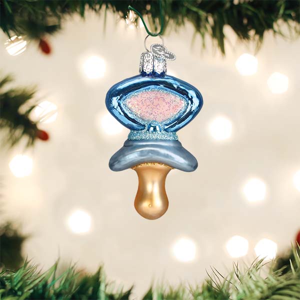 Blue Pacifier Ornament – Old World Christmas