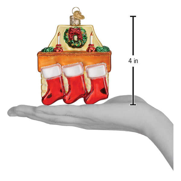Family Of 3 Stockings Ornament – Old World Christmas
