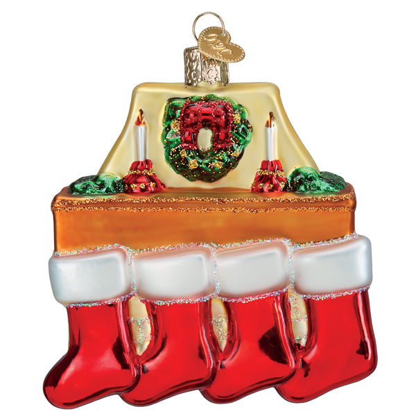 Family Of 4 Stockings Ornament – Old World Christmas