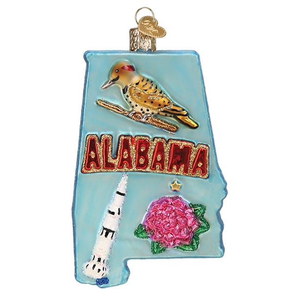 State Of Alabama Ornament – Old World Christmas