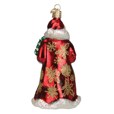 Glistening Golden Santa Ornament | Old World Christmas™