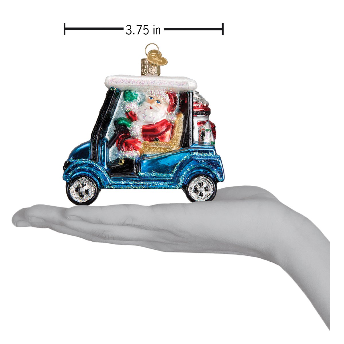 Golf Cart Santa Ornament | Old World Christmas™