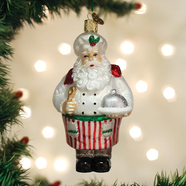 Chef Santa Ornament – Old World Christmas