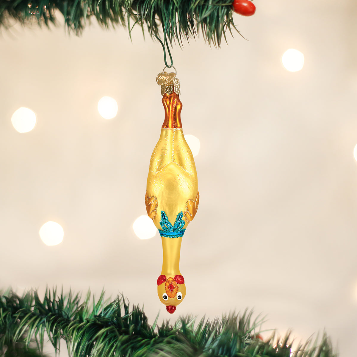 Rubber Chicken Ornament | Old World Christmas™