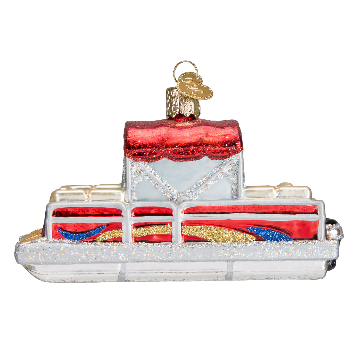 Pontoon Boat Ornament | Old World Christmas™