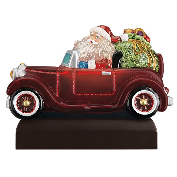 Santa In Antique Car Light Ornament | Old World Christmas™