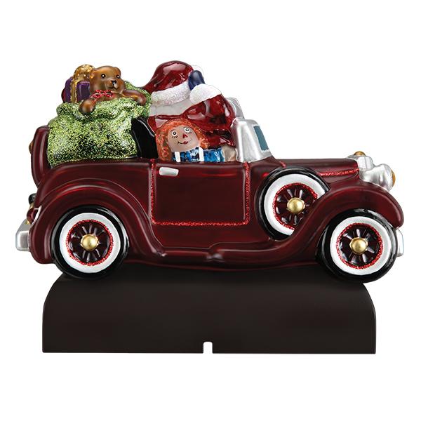 Santa In Antique Car Light Ornament | Old World Christmas™