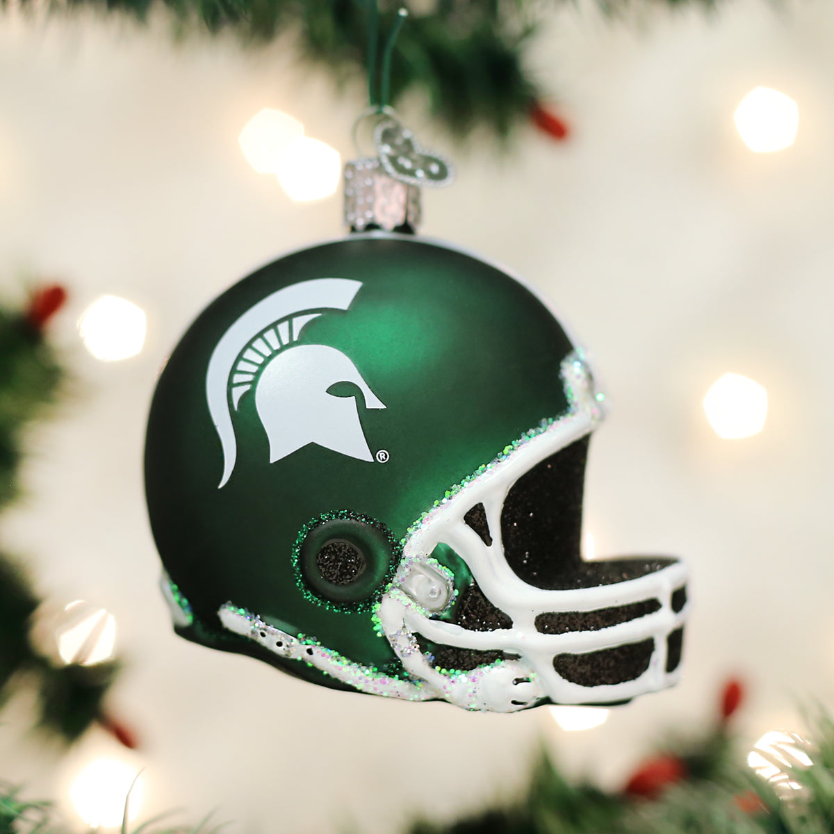 Michigan State Helmet Ornament | Old World Christmas™