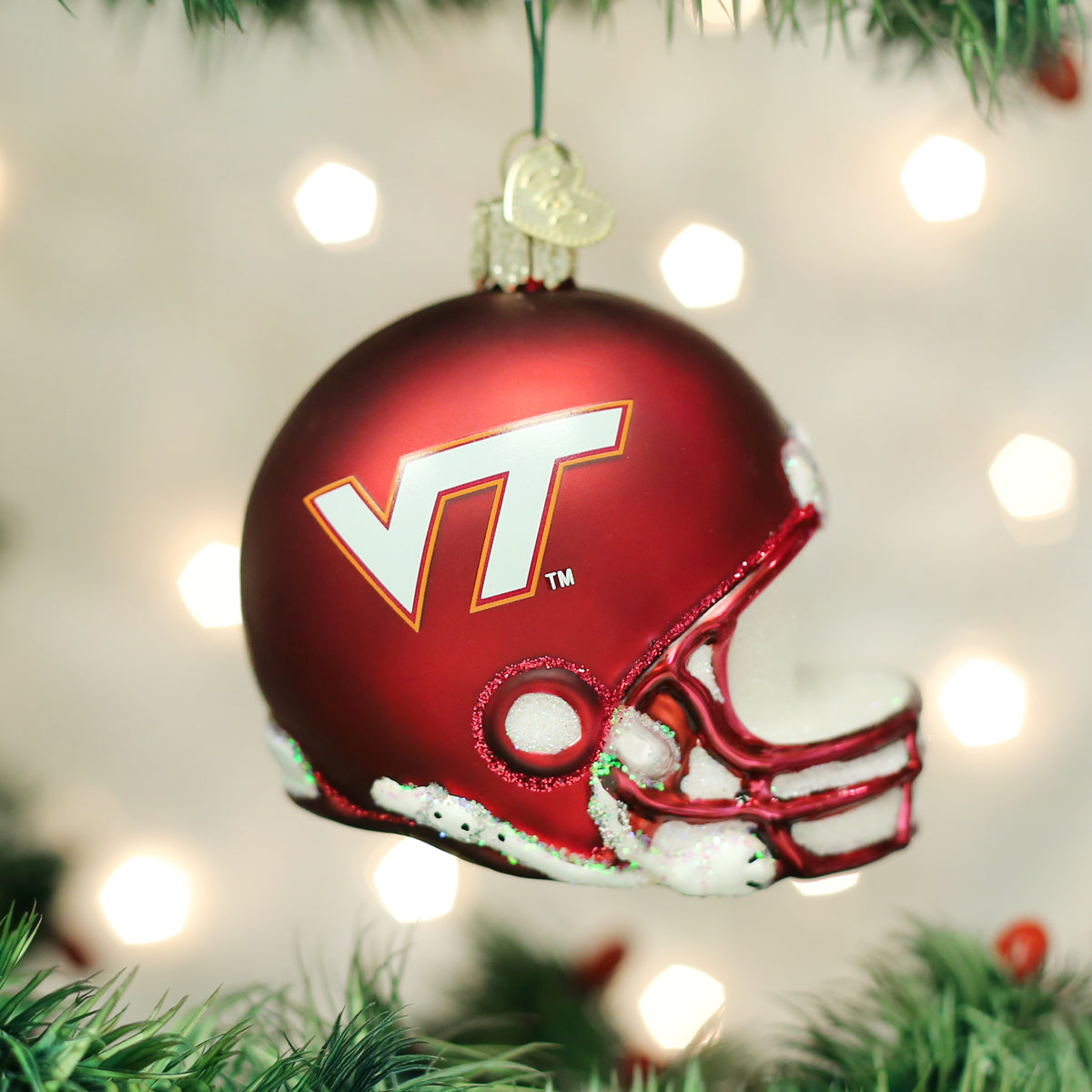 Virginia Tech Helmet Ornament | Old World Christmas™
