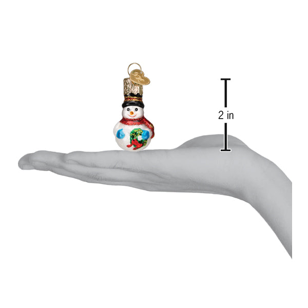 Mini Snowman Ornament – Old World Christmas